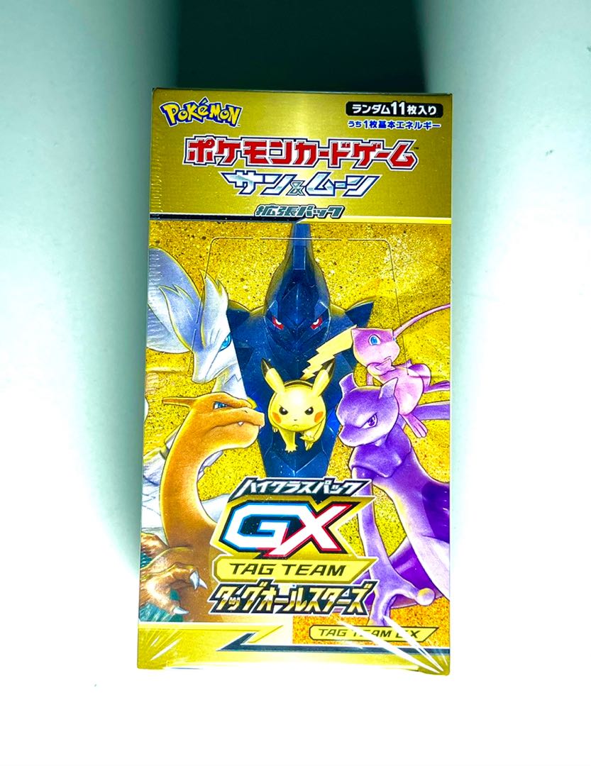 Pokemon Tag Team All Stars SM12a Booster Box Japanese, Hobbies & Toys ...