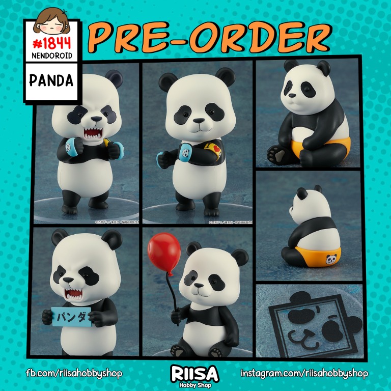 (Preorder) Nendoroid 1844 Panda, Hobbies & Toys, Toys & Games on Carousell