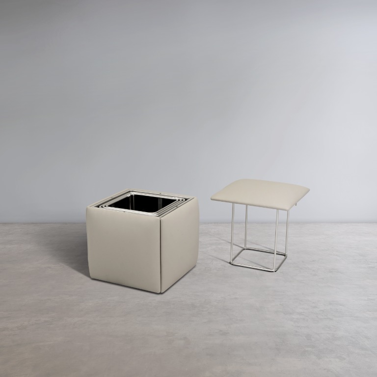 Hidden Chairs (Stackable) / Dining Table seating sets - Cube Box ...