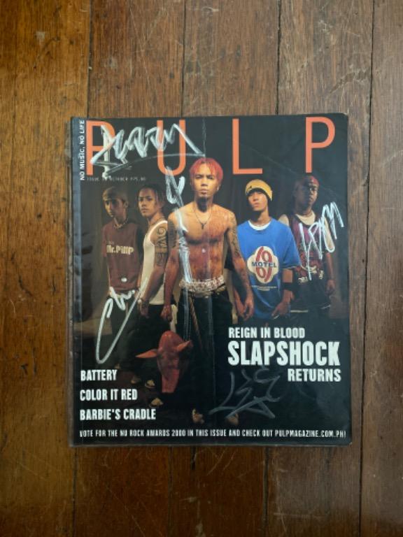 Pulp Magazine Rare Signed Slapshock Jamir Garcia Barbie Almalbis ...