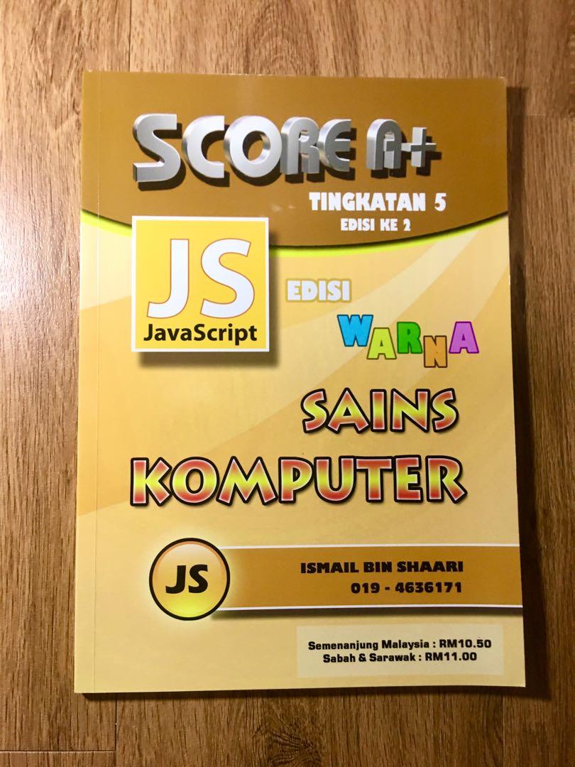 SCORE A+ SAINS KOMPUTER TINGKATAN 5 EDISI KEDUA, Hobbies & Toys, Books ...