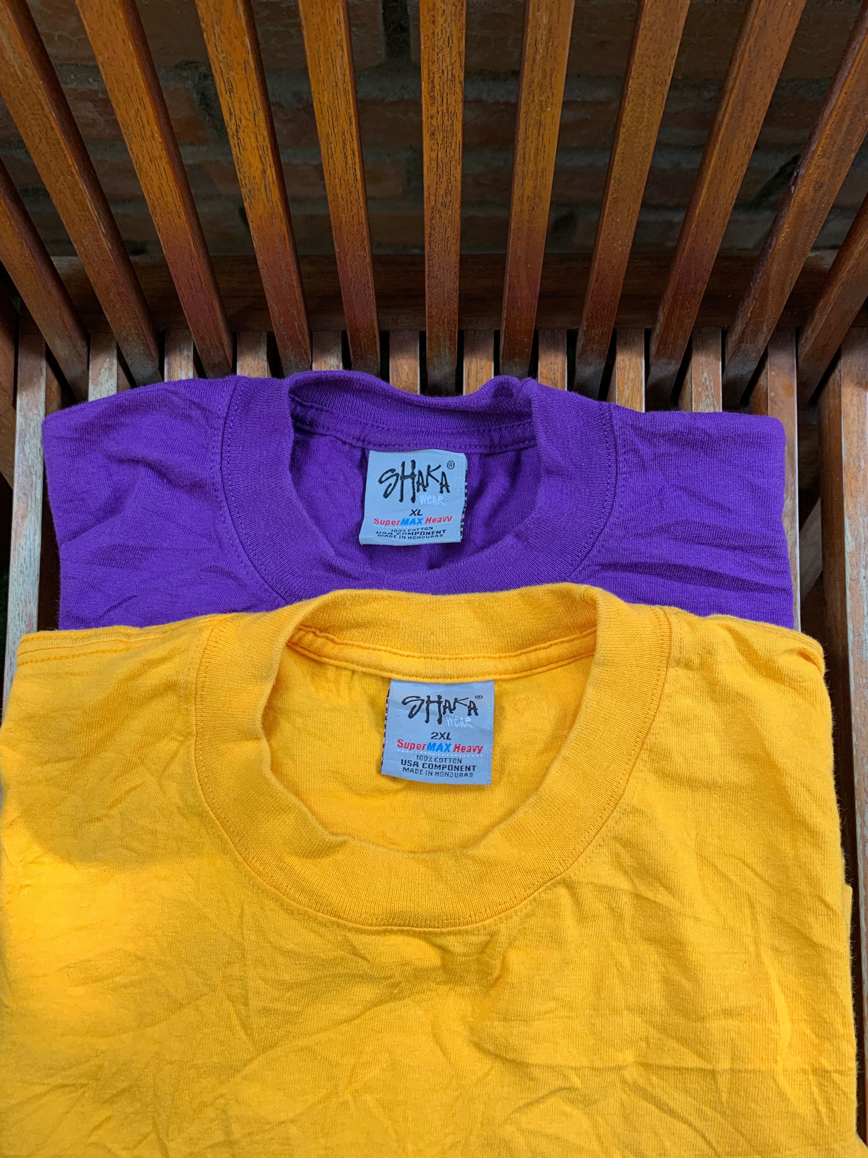 PROCLUB PLAIN KUNING AND PURPLE, Men's Fashion, Tops & Sets on Carousell