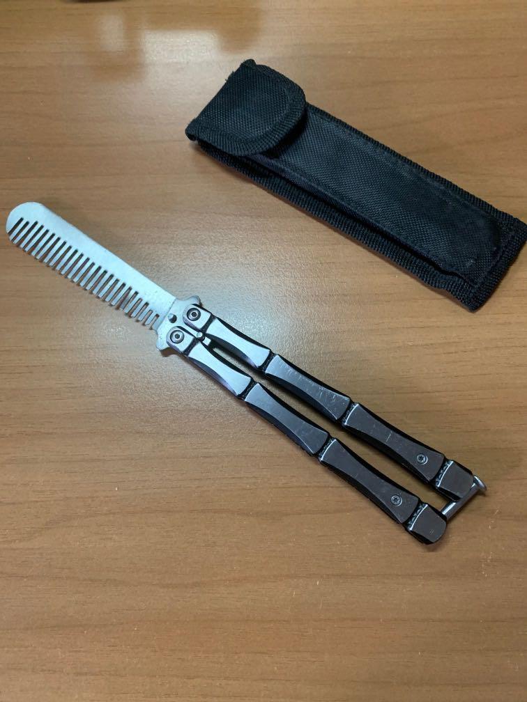 Skeleton-design Balisong Comb, Everything Else on Carousell