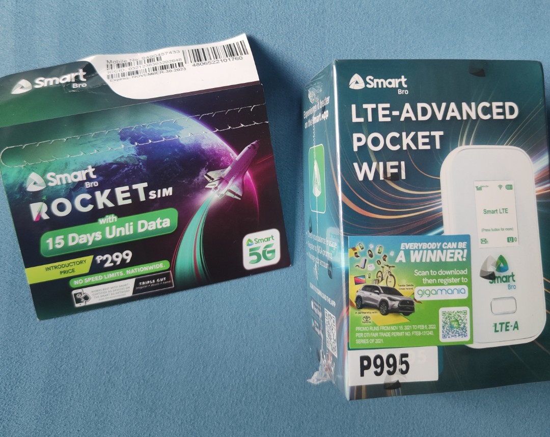 Smart pocket wifi and rocket sim (both sealed), Mobile Phones & Gadgets ...
