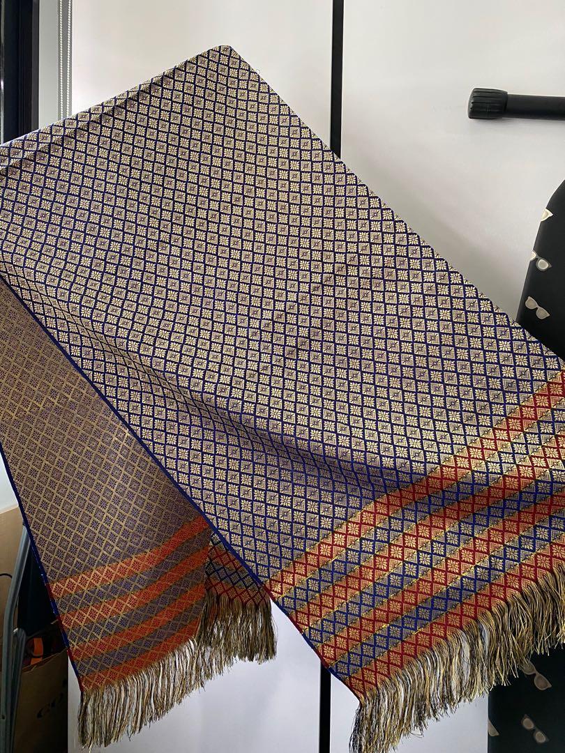 Songket Table Runner for 6 seater table, Furniture & Home Living ...