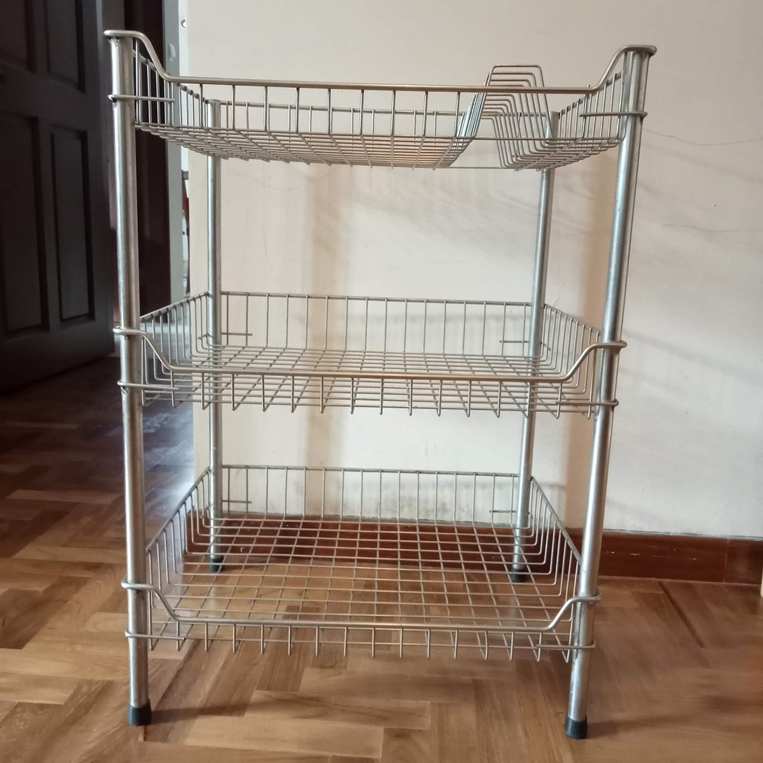 Stainless steel (inox) rack, Furniture & Home Living, Furniture ...