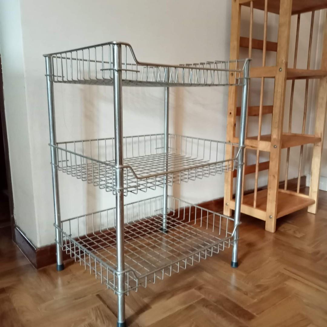 Stainless steel (inox) rack, Furniture & Home Living, Furniture ...