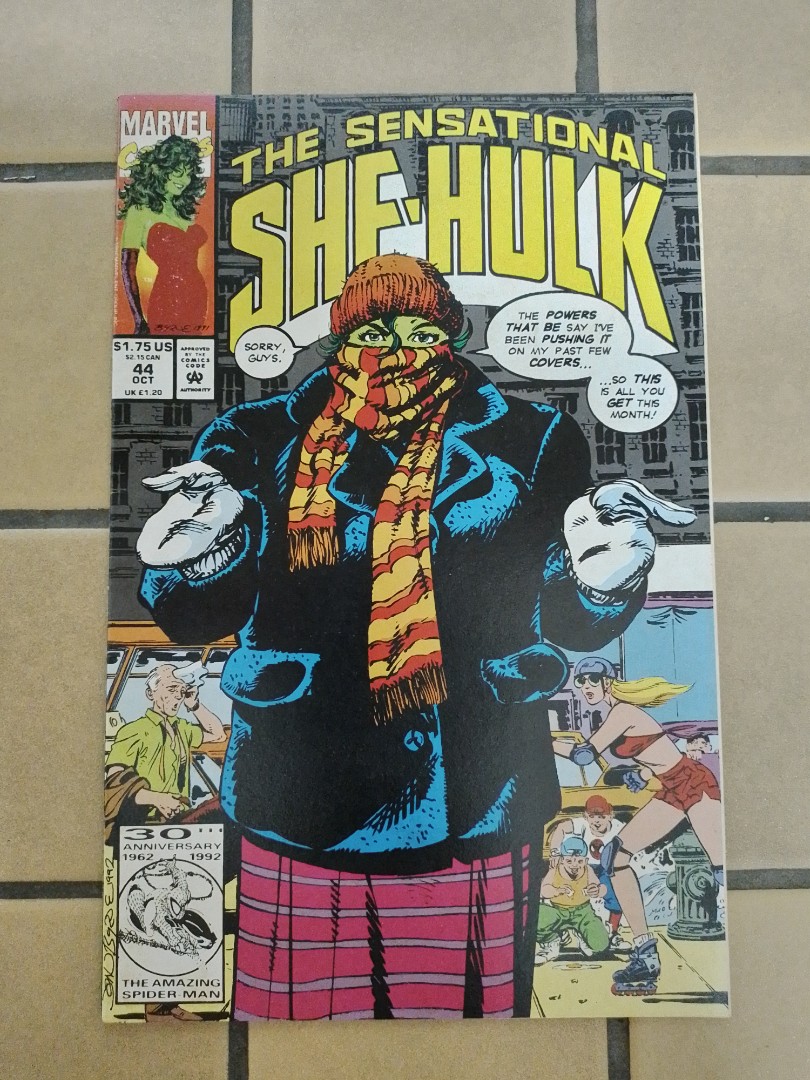 The Sensational She-Hulk #44 ( John Byrne - Cover Art ) Marvel Copper ...