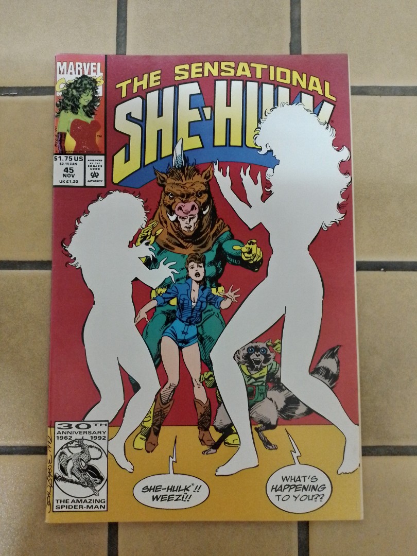 The Sensational She-Hulk #45 ( John Byrne - Cover Art ) Marvel Copper ...