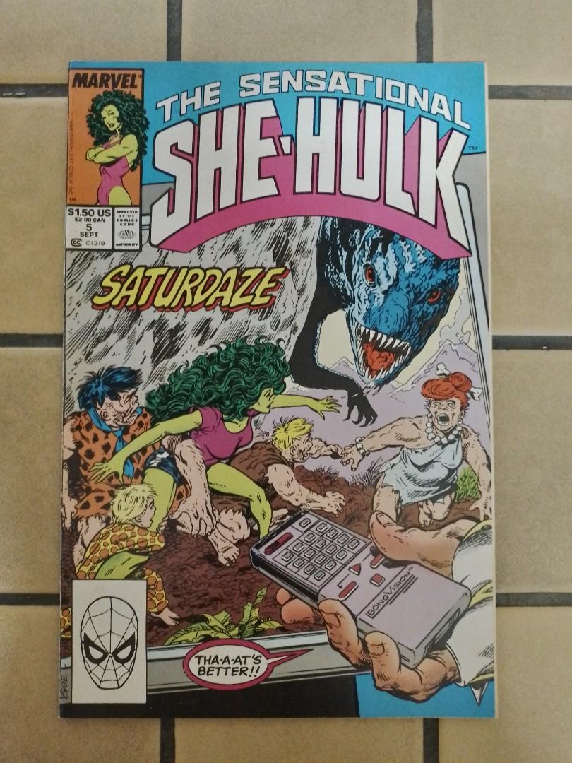 The Sensational She-Hulk #5 ( John Byrne - Cover Art ) Marvel Copper ...