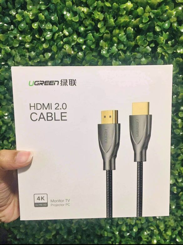 UGREEN 4K X 2K 60Hz HDMI 2.0 Carbon Fiber Zinc Alloy Cable 3M HD131 ...