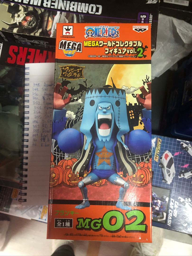 WCF mega mg02 franky 芬奇 全新 日版 one piece, 興趣及遊戲, 玩具 & 遊戲類 - Carousell