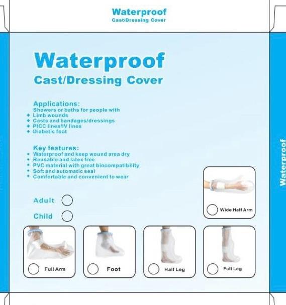 Wound dressing cover, Health & Nutrition, Braces, Support & Protection ...