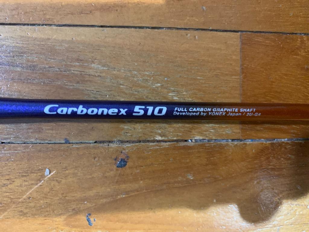 Yonex Carbonex 510 full carbon graphite shaft badminton racquet, comes ...