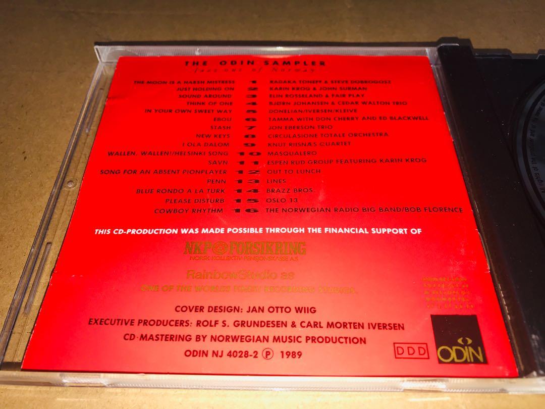 羅威發燒錄音廠 ODIN Sampler 示範天碟 （稀有1989 年首版CD ), 興趣及遊戲, 音樂、樂器 & 配件, 音樂與媒體 - CD 及 DVD - Carousell