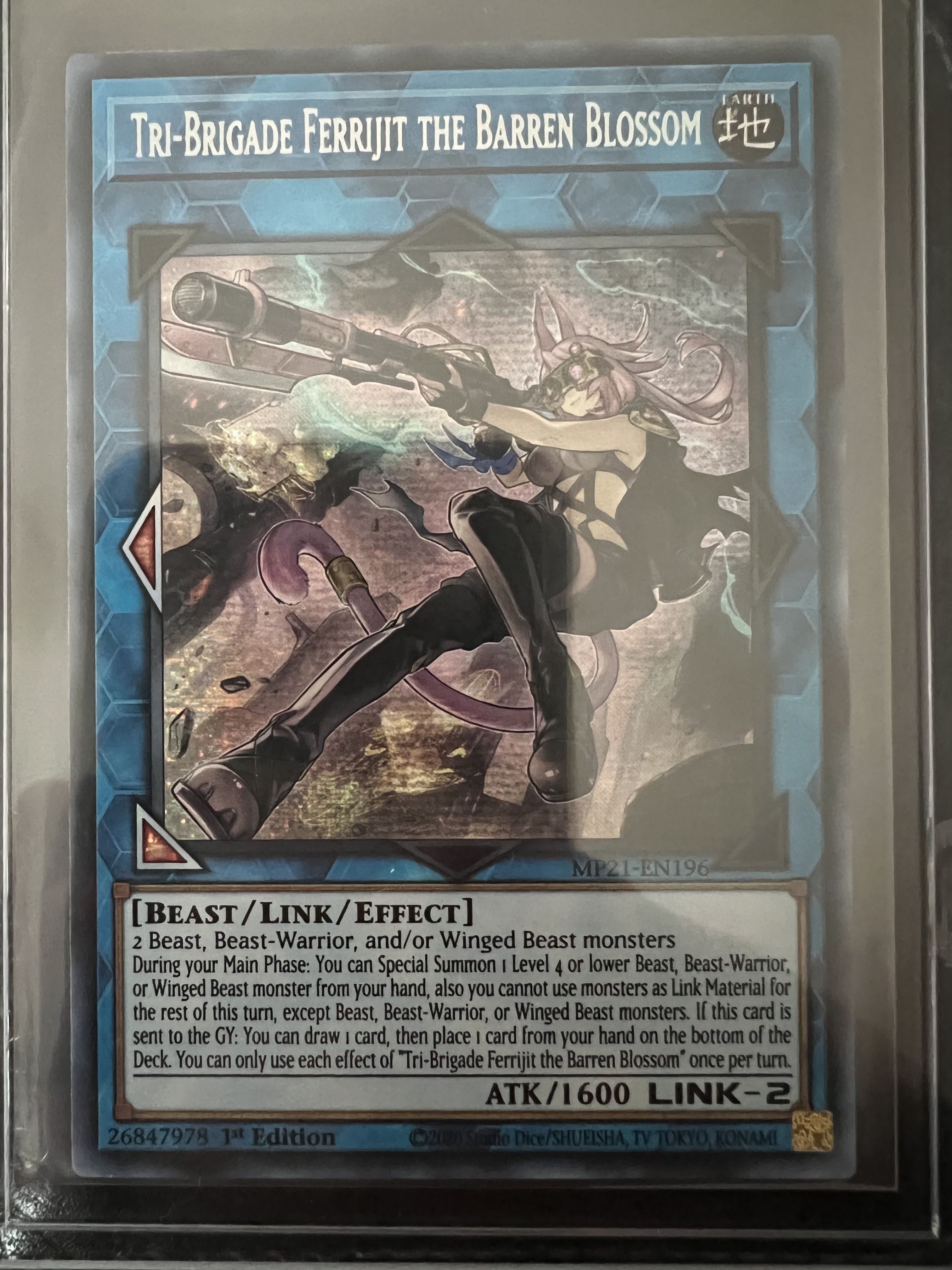 遊戲王 Yugioh: Tri-Brigade Ferrijit The Barren Blossom MP21 Prismatic ...