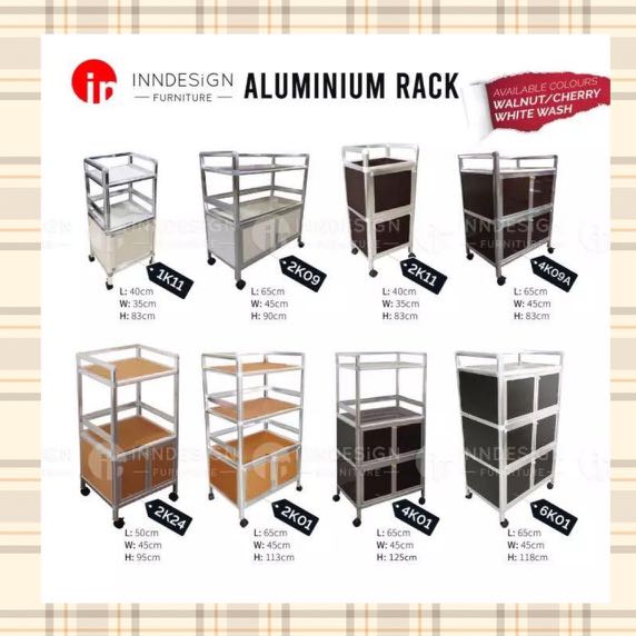 aluminum Rack kitchen rack fully assembled, Furniture & Home Living ...