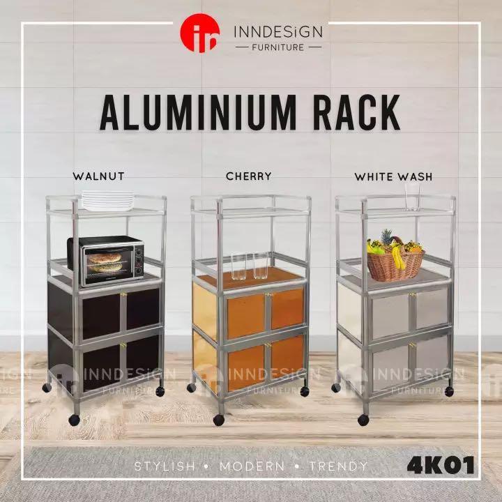 aluminum Rack kitchen rack fully assembled, Furniture & Home Living ...