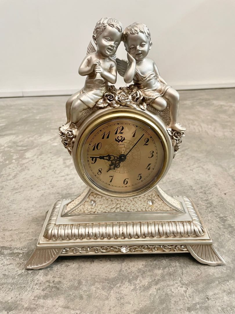 Angel Vintage Clock, Furniture & Home Living, Home Decor, Clocks on ...