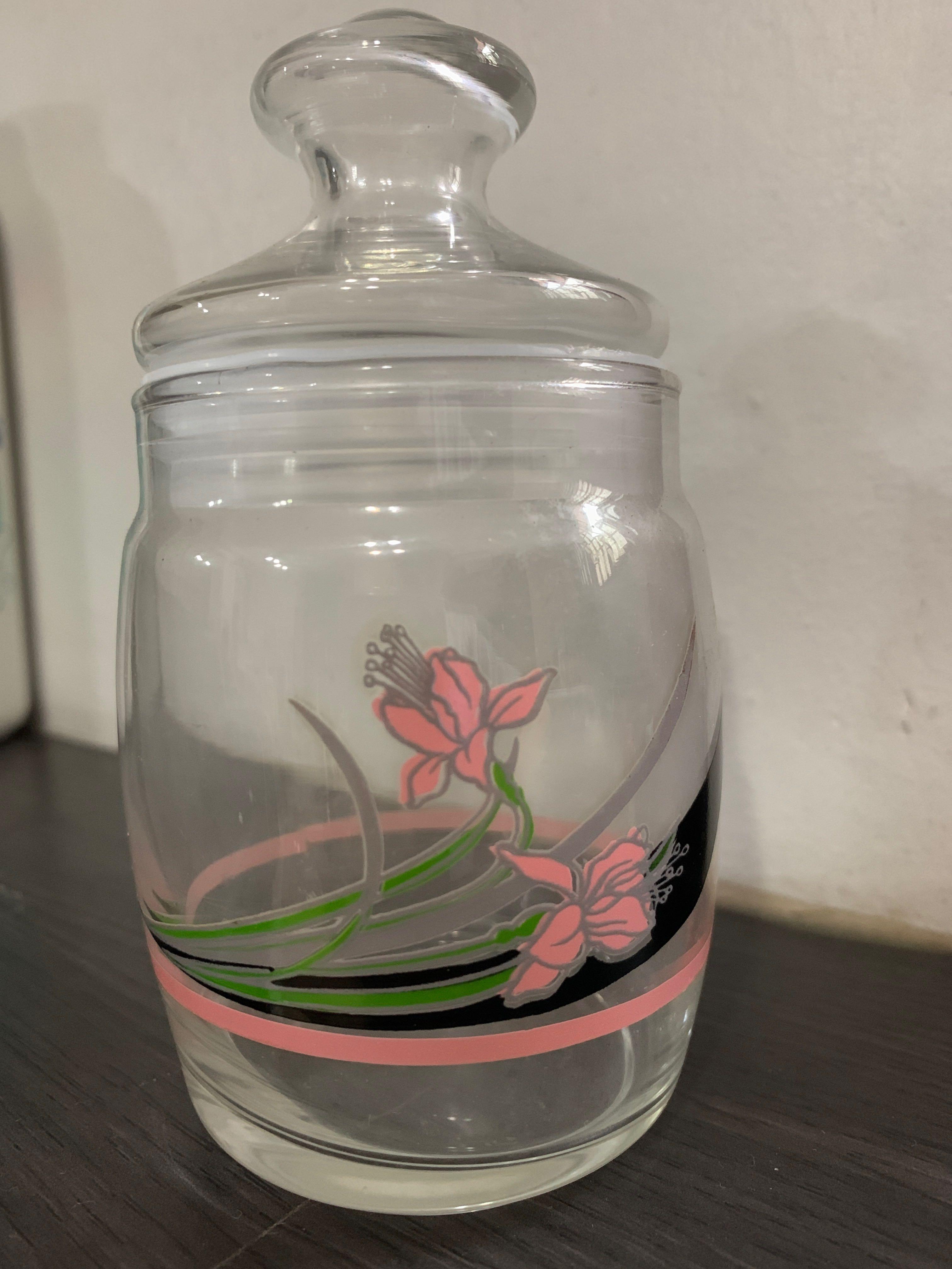 Antique glass container (set of 4), Furniture & Home Living ...