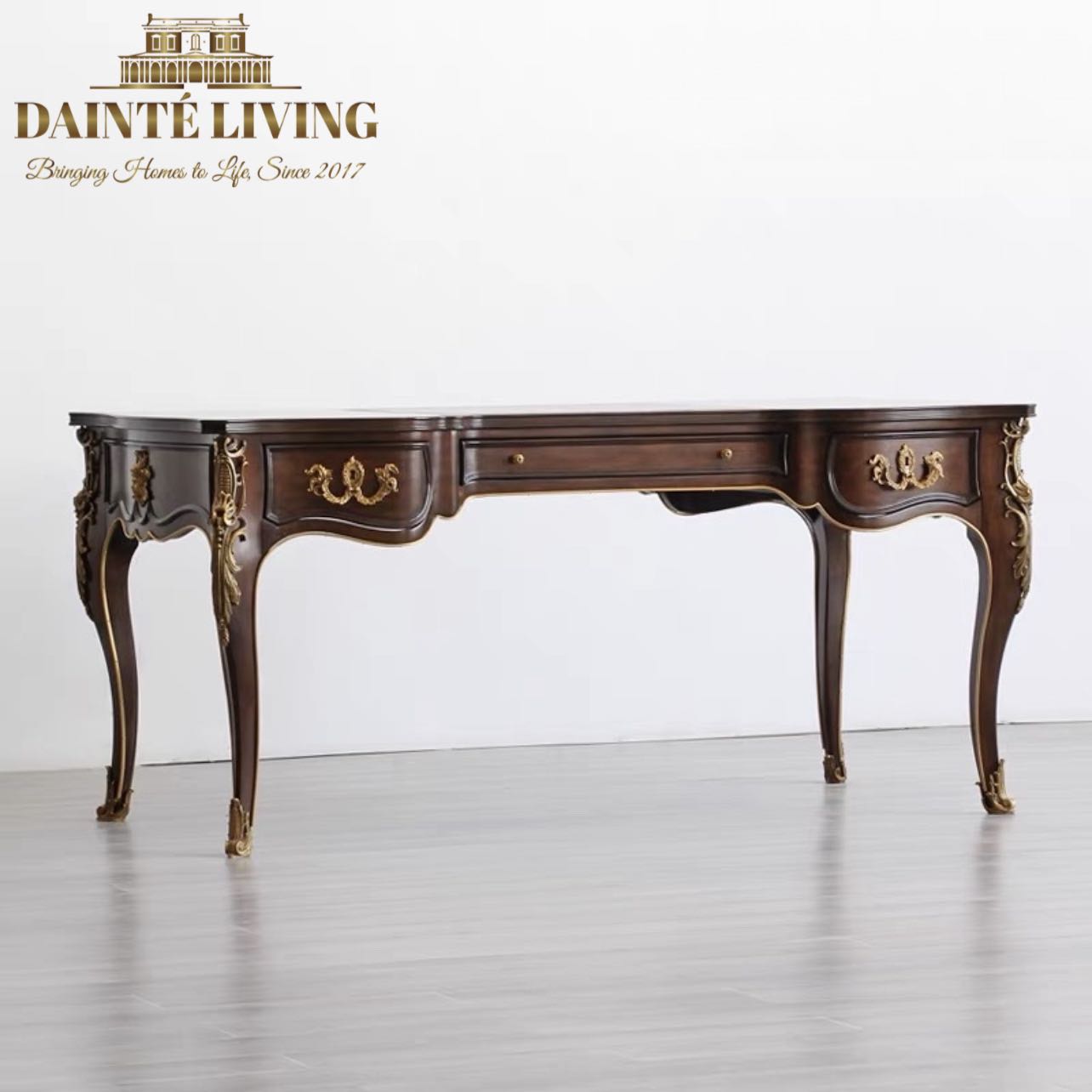 Baroque Luxury Study Table, Furniture & Home Living, Furniture, Tables ...