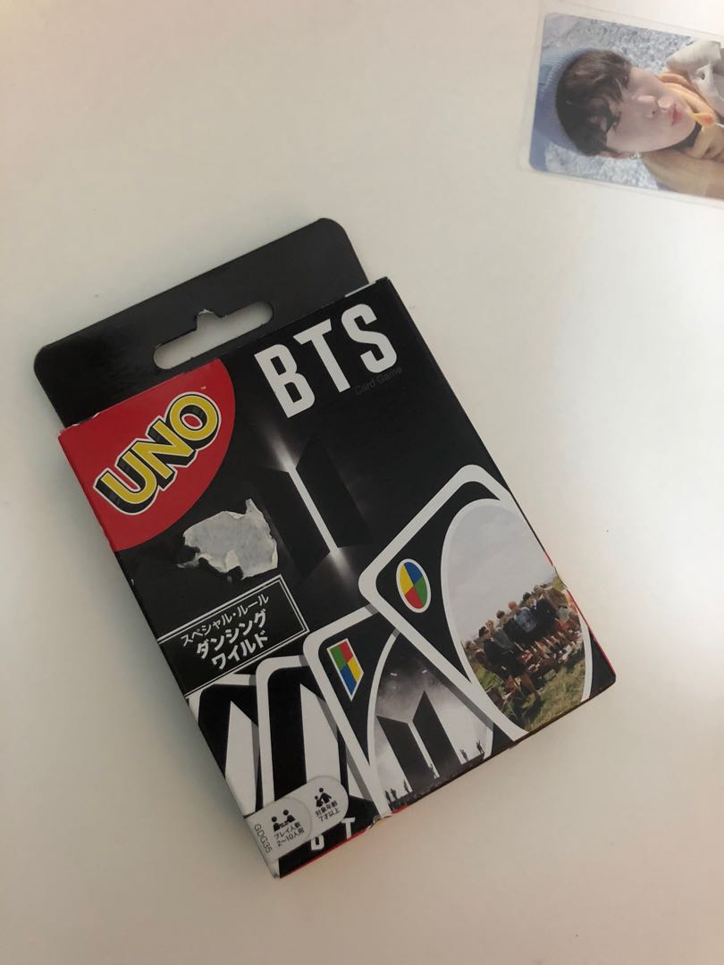 Bts 絕版UNO(全新）, 興趣及遊戲, 收藏品及紀念品, 韓流 - Carousell