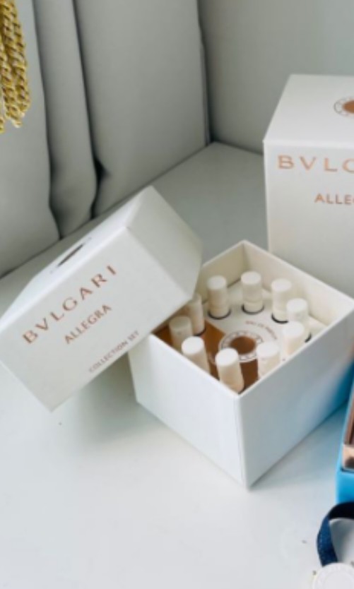 Bvlgari Allegra perfume tester set, Beauty & Personal Care, Fragrance ...
