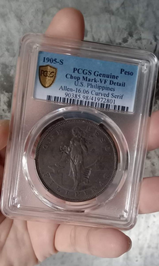 1905S Curved & Straight Serif 1P Silver Coins, Hobbies & Toys ...