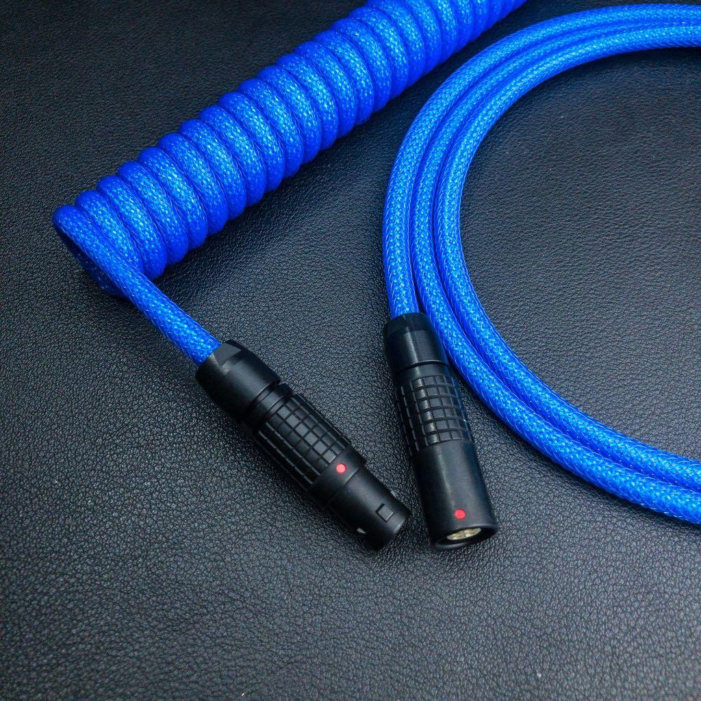 Custom Coiled Type C Keyboard Cable w/ FEMO, Computers & Tech, Parts ...