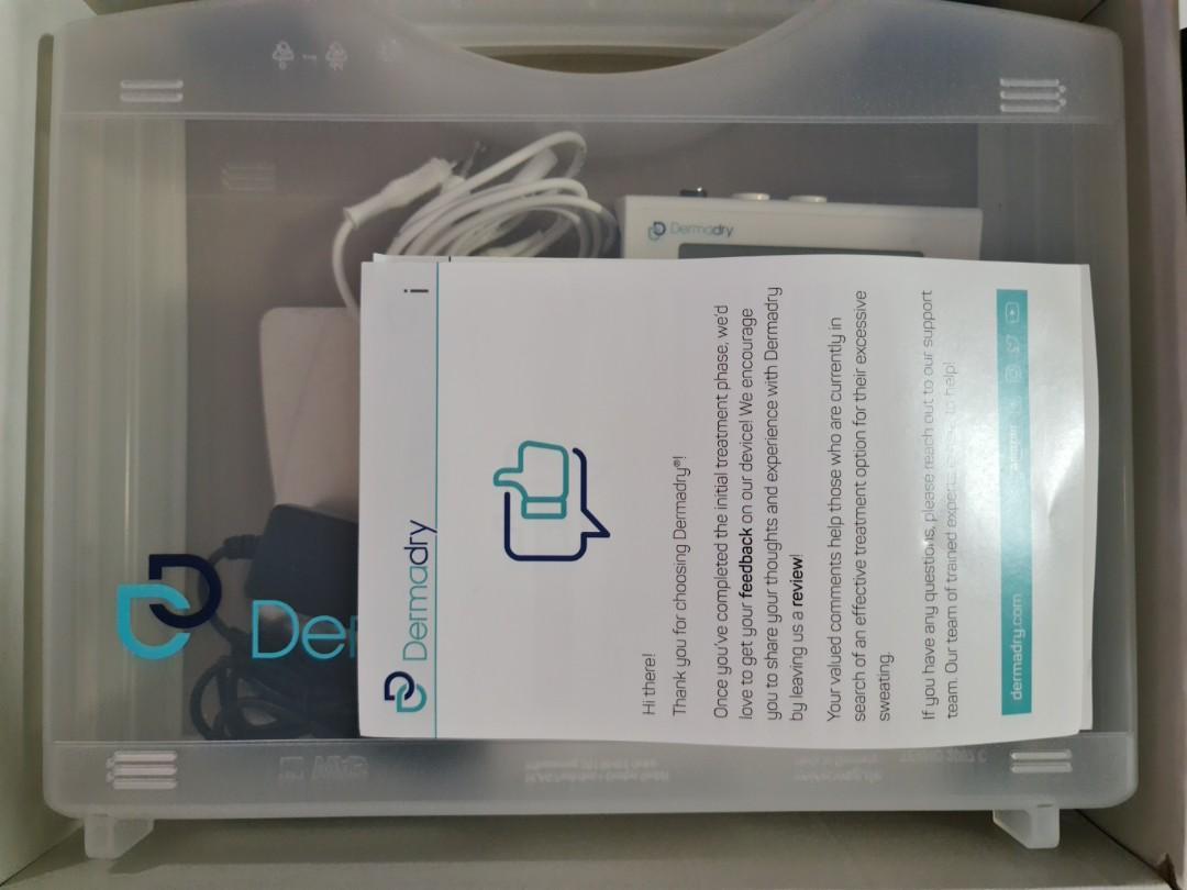 Dermadry Hands & Feet Iontophoresis Machine for Hyperhydrosis Excessive ...