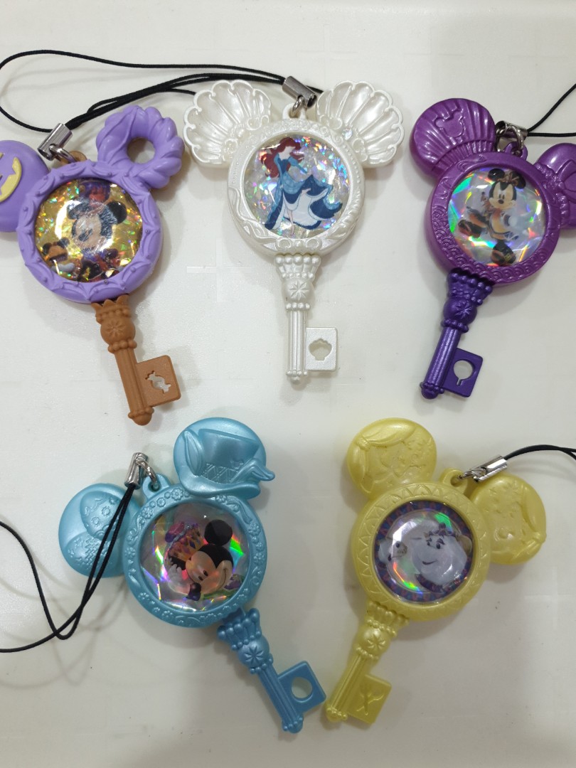 Disney Mickey keys strap set, Hobbies & Toys, Collectibles ...