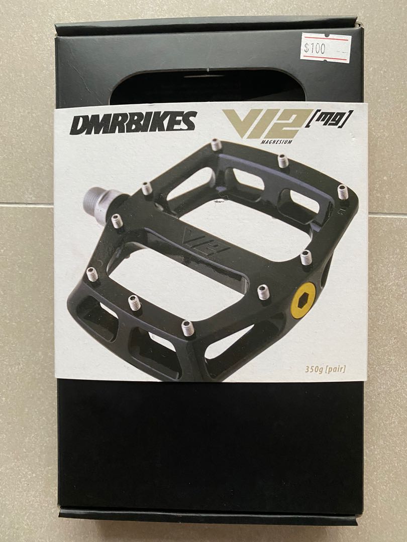 DMR V12 Magnesium Flat Pedal. Only 350 gm, Sports Equipment, Bicycles & Parts, Parts ...