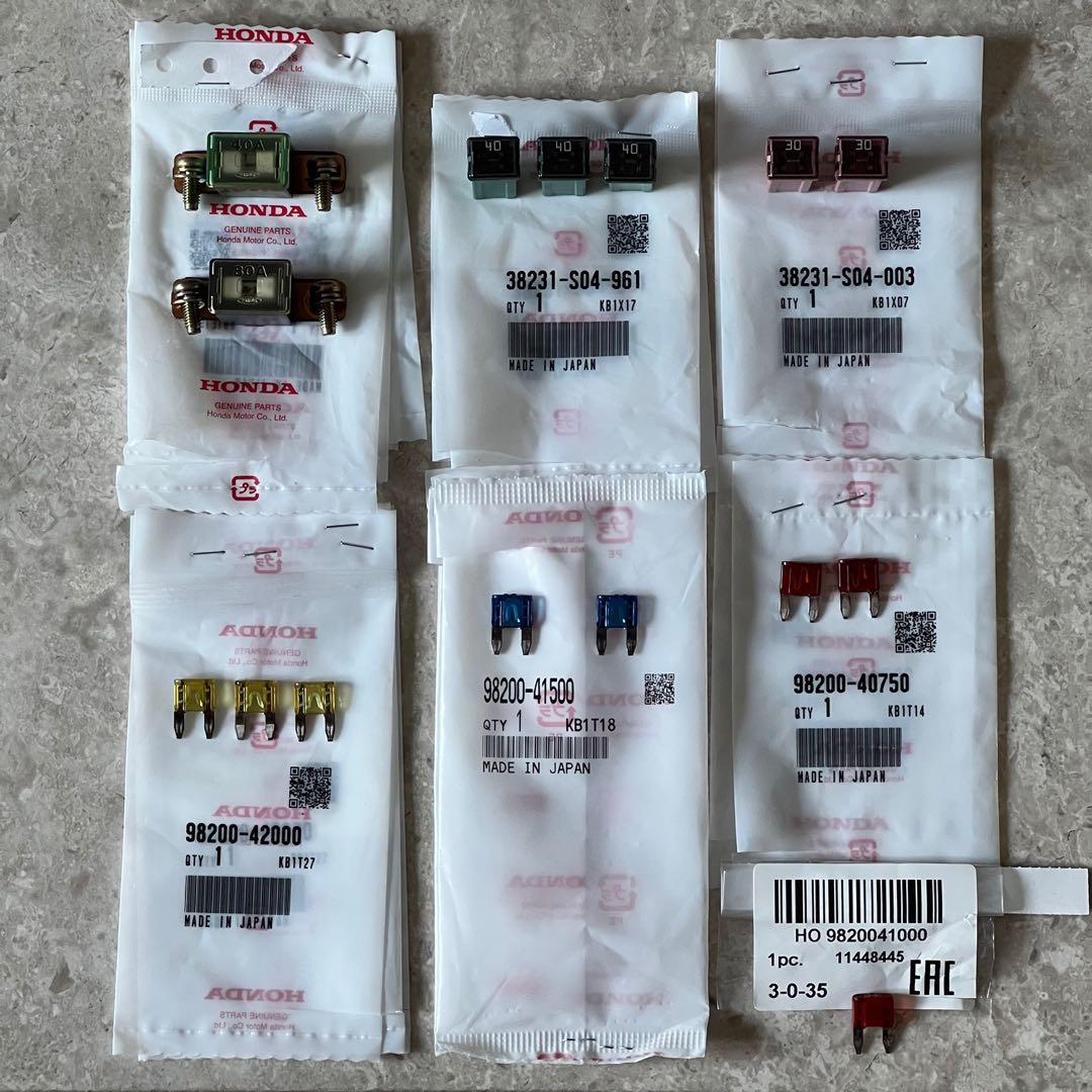 EK9 Block & Mini Fuse (Complete Set), Car Accessories, Accessories on ...