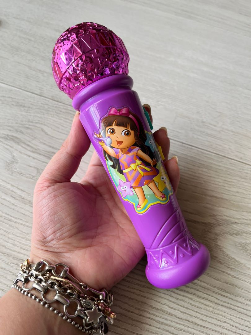 Fisher Price Dora the Explorer Singing Star Toy Microphone - WORKING ...