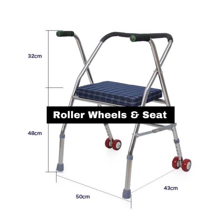 Foldable Reciprocal Walking Frame / Adjustable Walking Clutches ...