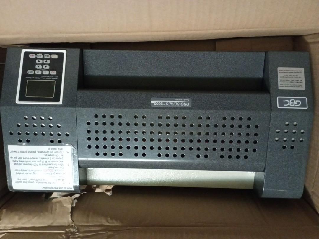 GBC PRO SERIES 3600 POUCH LAMINATOR, Computers & Tech, Office ...