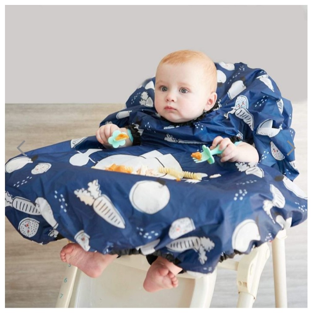 GRABESE ALLOVER BIB - NAVY, Babies & Kids, Nursing & Feeding, Weaning ...