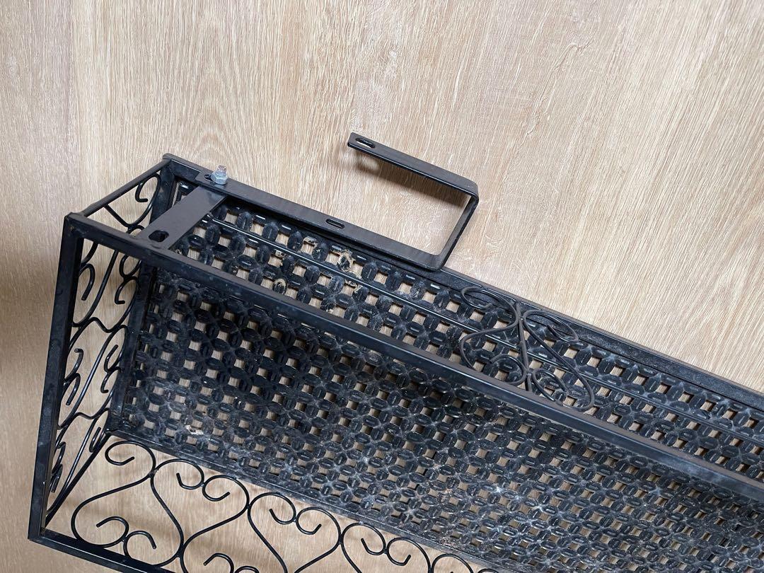 HDB Corridor metal plant rack 150cm, Furniture & Home Living, Gardening ...