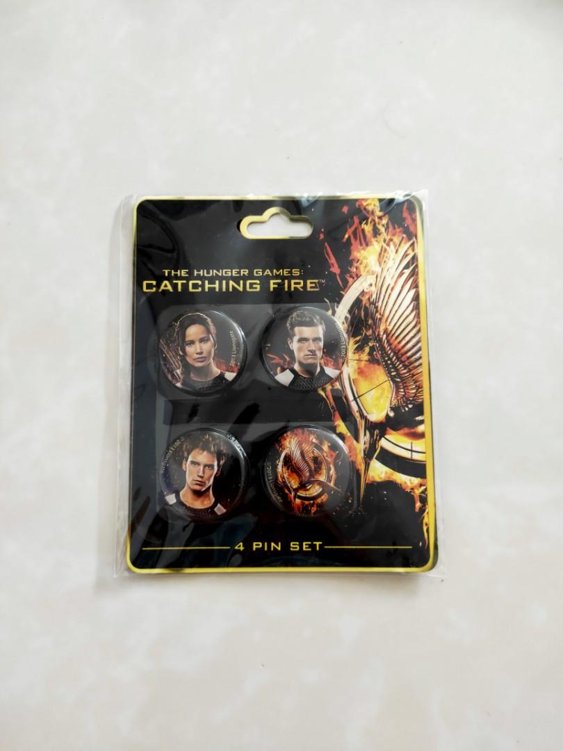 Hunger Games Catching Fire Pin set, Hobbies & Toys, Memorabilia ...