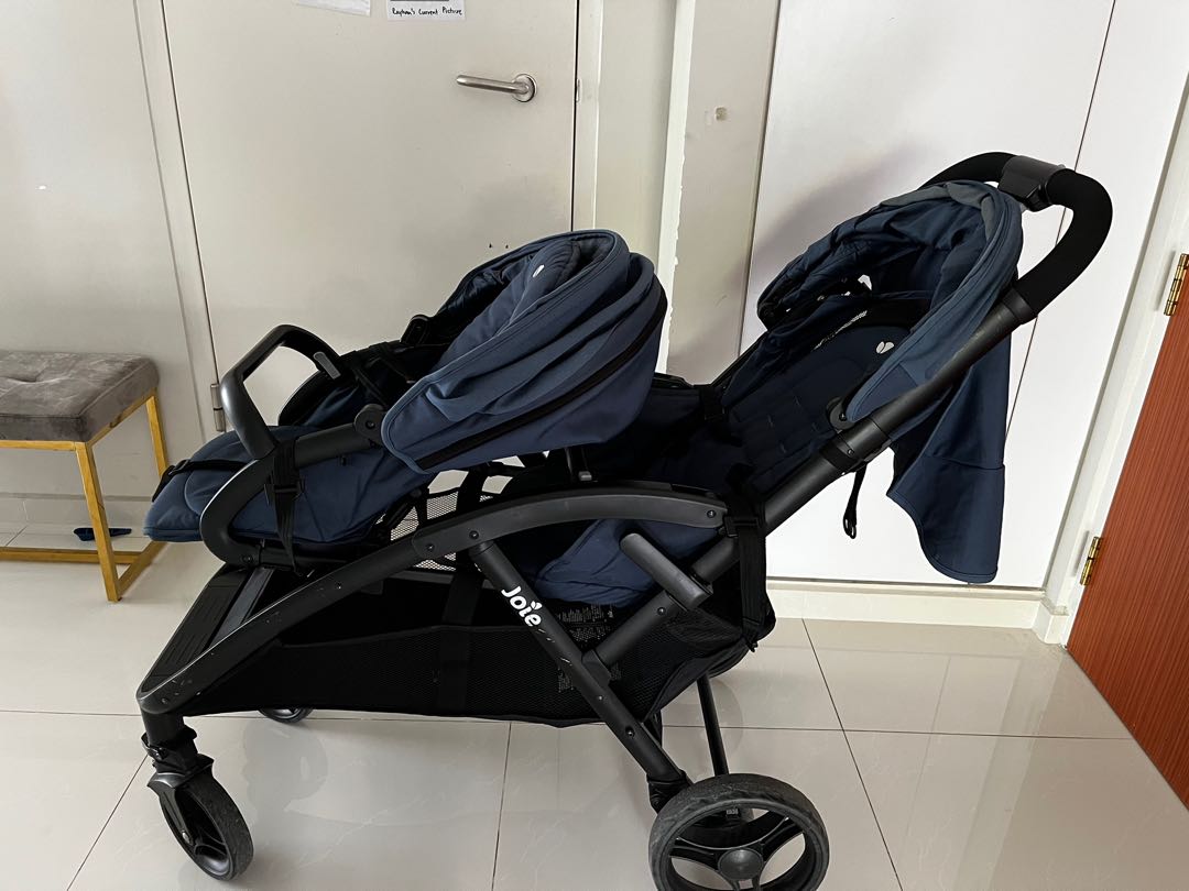 Joei Double Stroller, Babies & Kids, Going Out, Strollers on Carousell