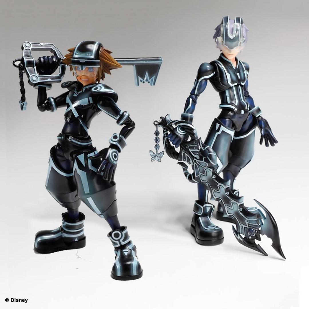 Kingdom Hearts 3D - Play Arts Kai Sora TRON & Riku TRON - LEGACY ver ...