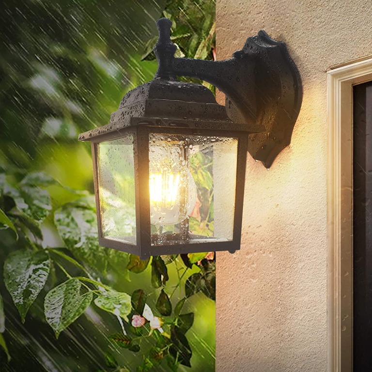 Lamomo Dusk to Dawn Sensor Outdoor Wall Light, Waterproof Aluminum ...