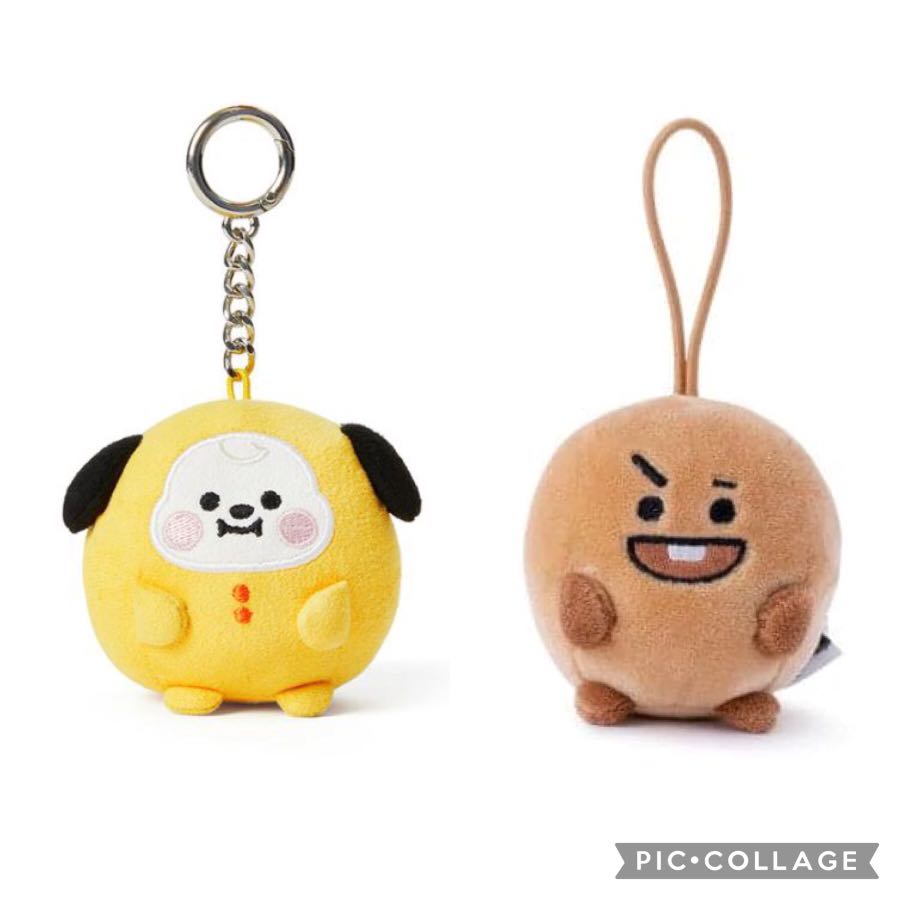 LF/WTB !!! BT21 Shooky Mini Round Plush and Chimmy Suede Pong Pong ...