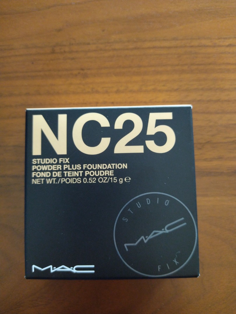 MAC NC25 Studio Fix Powder Foundation, Beauty & Personal Care, Face ...