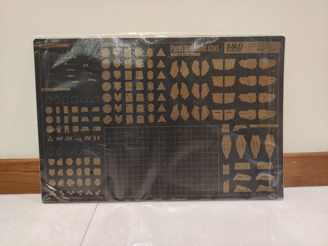 Madworks Cutting mat with scribing examples for Gundam, Hobbies & Toys ...