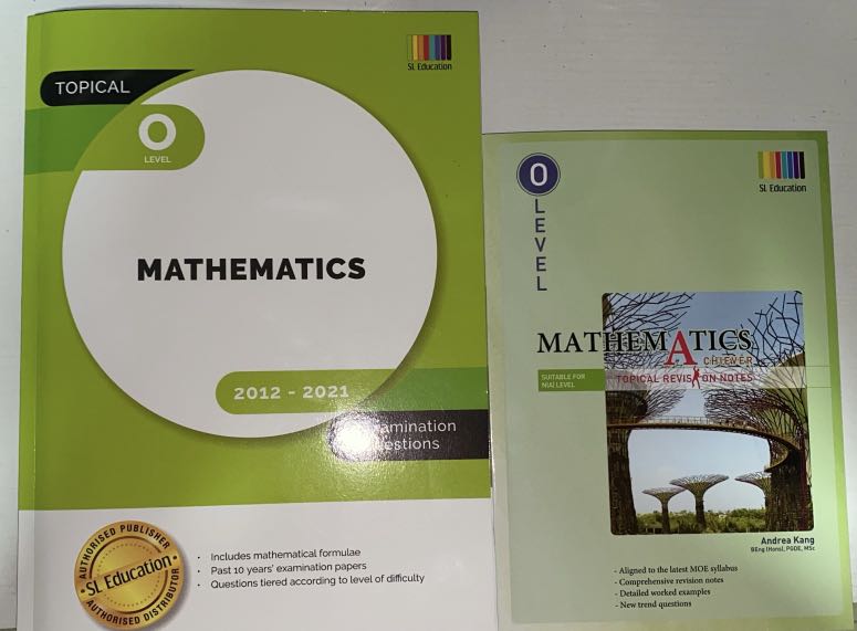 Math O Level Topical 2012-2021 with Revision notes, Hobbies & Toys ...
