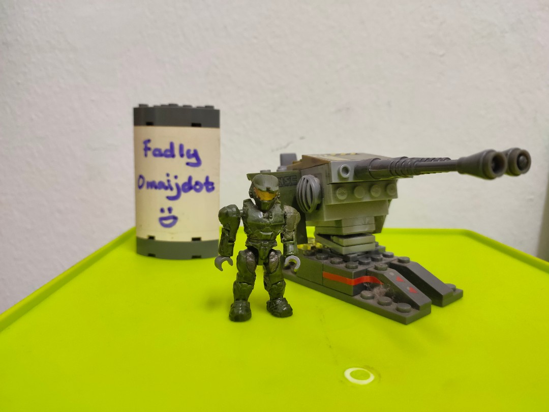 Mega block megablocks Halo battle pack UNSC Turret on Carousell