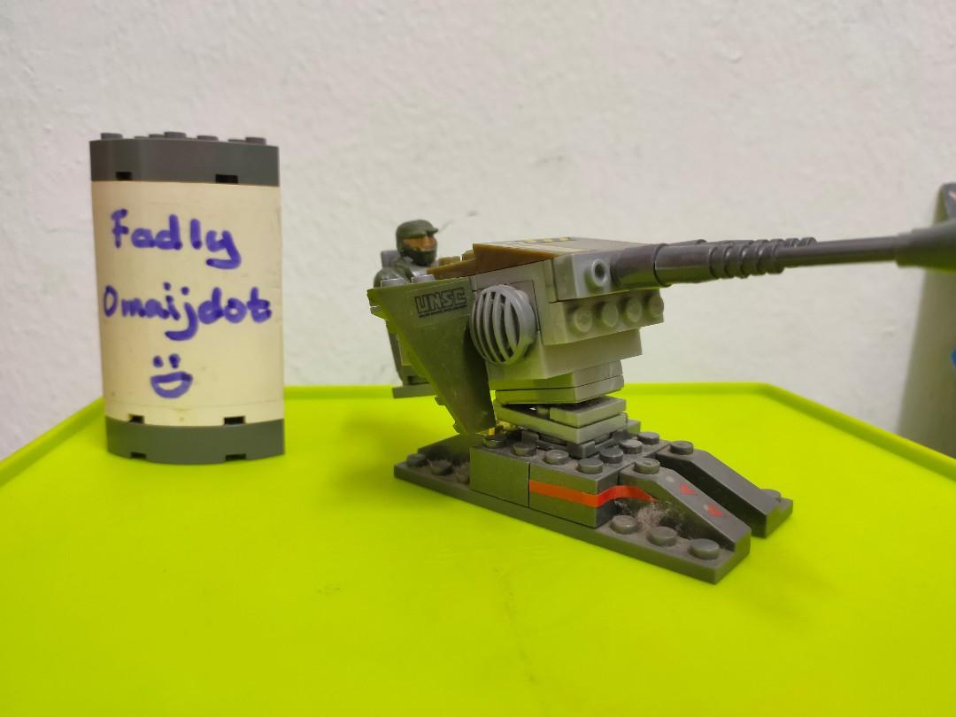 Mega block megablocks Halo battle pack UNSC Turret on Carousell