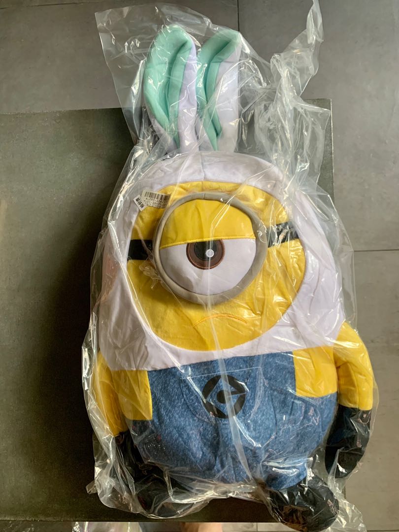 Minion rabbit plush toy, Hobbies & Toys, Toys & Games on Carousell