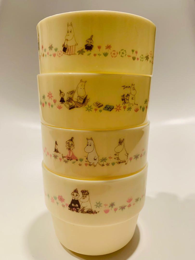 Moomin Characters Water Jug and Cups (set of 5), Furniture & Home ...